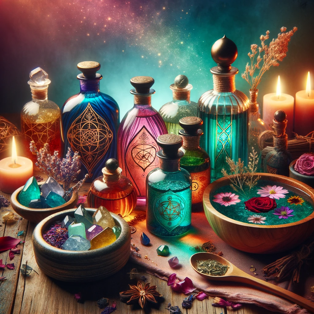 Magickal Oils, Spiritual Baths & Waters for Cleansing & Rituals – Stone ...